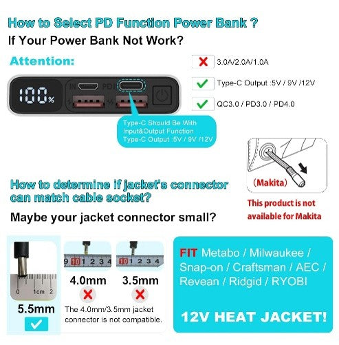 Are 12V Step-Up Cables Universal? Compatibility Explained – Battery ...